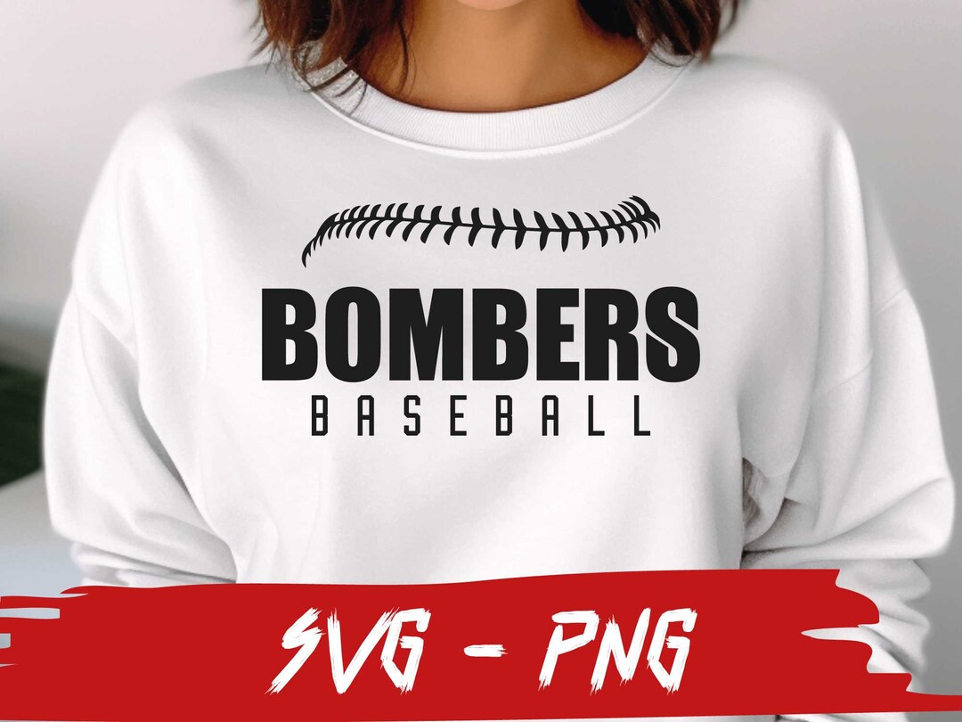 Bombers Baseball, Bombers Svg, Halfball Shirt, School Team Svg, College ...