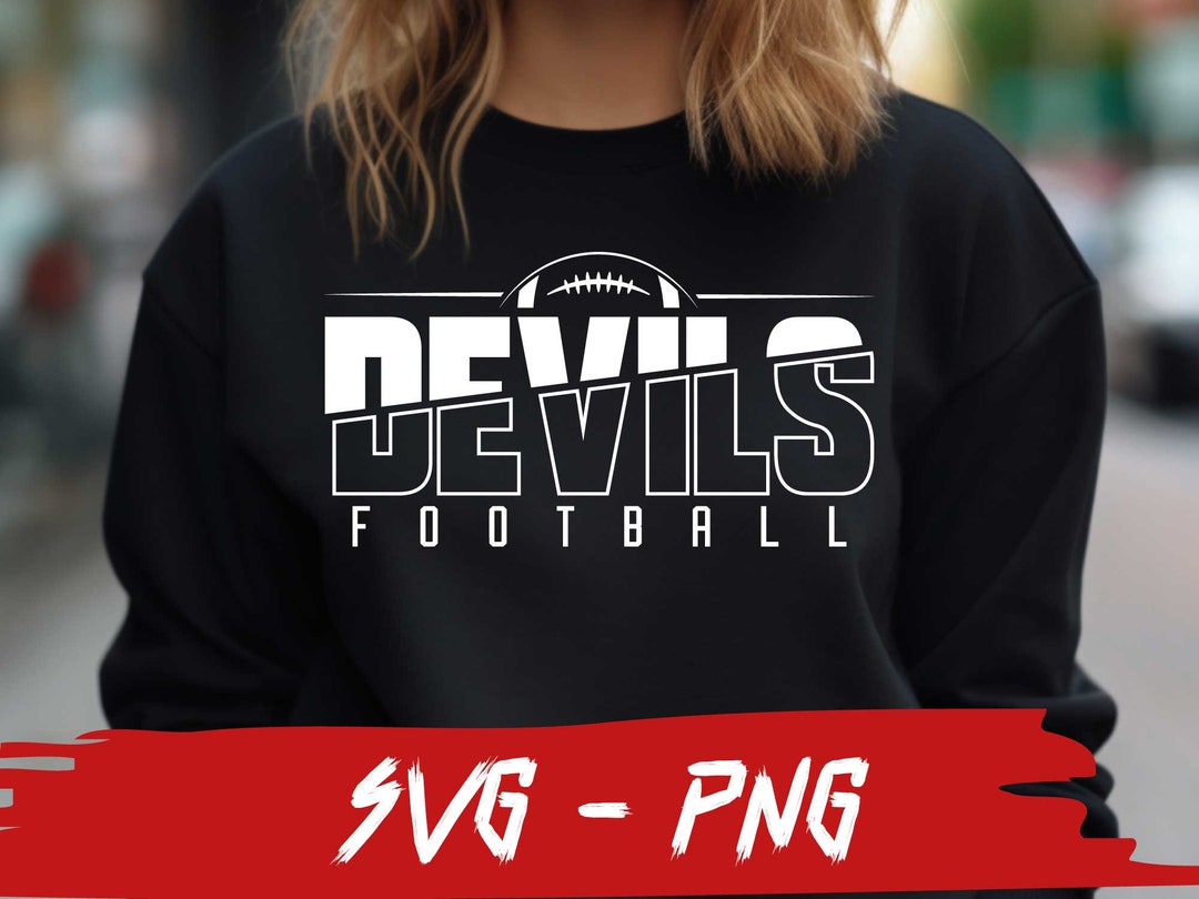 Devils Football SVG and PNG File, Mascot Png File ,school Team Svg ...