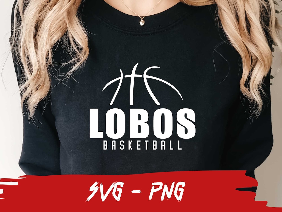 Lobos Basketball, Lobos Svg, Halfball Png, School Team Svg, College ...