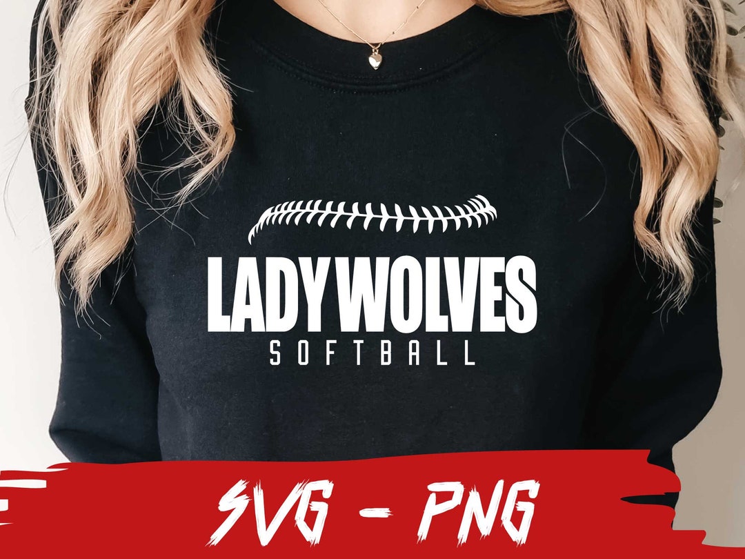 Lady Wolves Softball, Halfball Png, Lady Wolves Svg, School Team Svg ...
