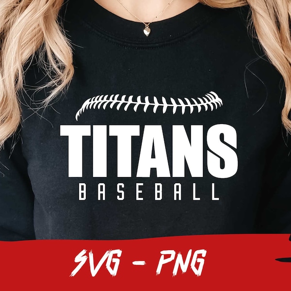 Titans Baseball Svg - Etsy