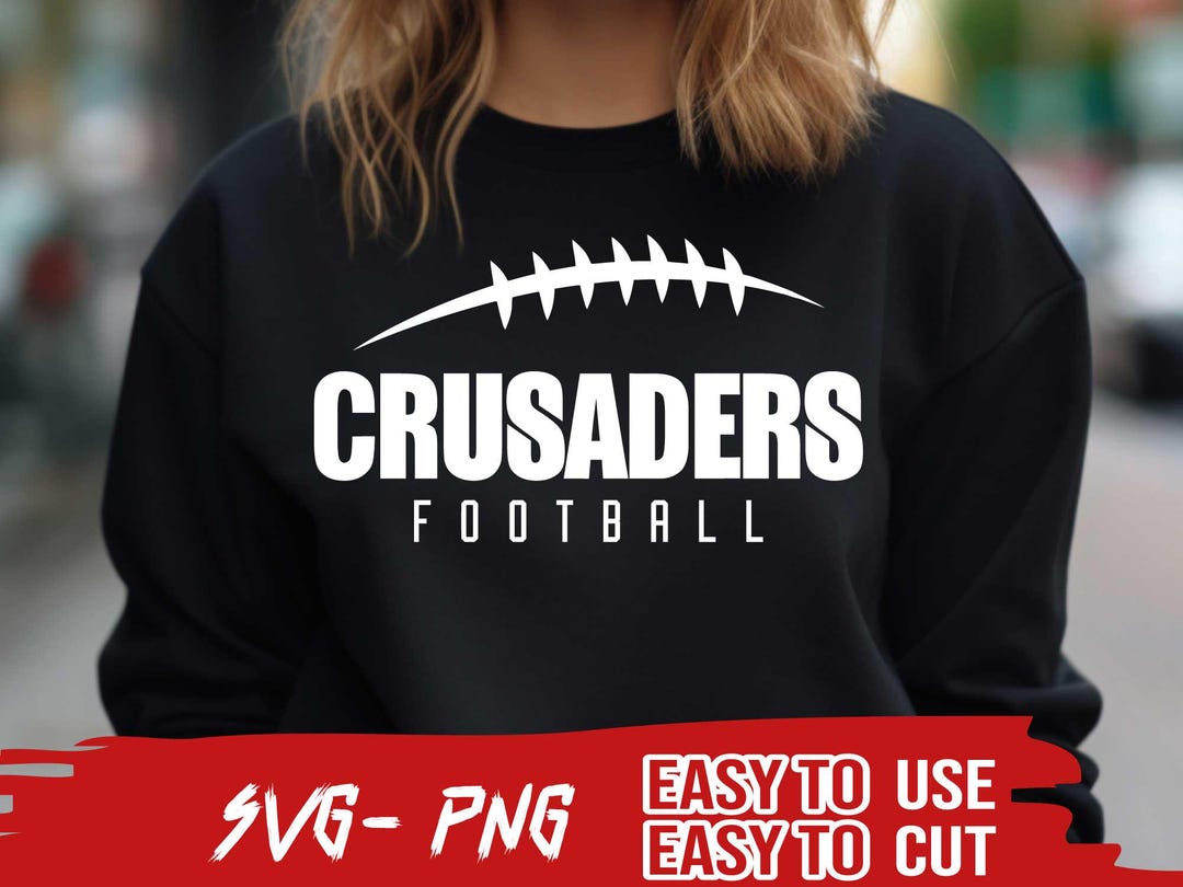 Crusaders Football, Crusaders Svg, Halfball Shirt, School Team Svg ...
