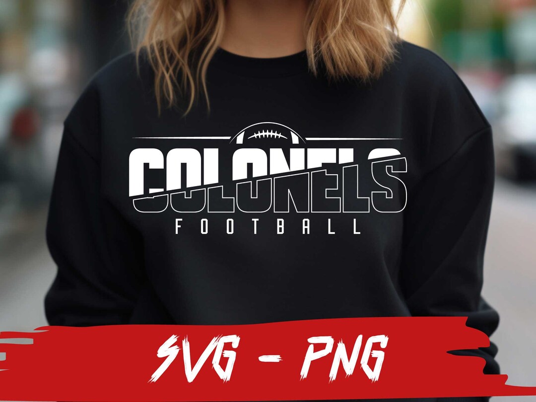 Colonels Football SVG and PNG File, Mascot Png File ,school Team Svg ...