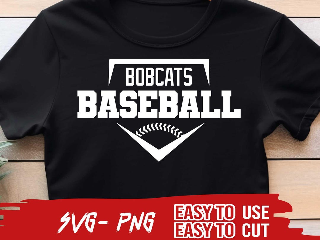 Bobcats Baseball Team, SVG and PNG File, Mascot Png File, School Team ...