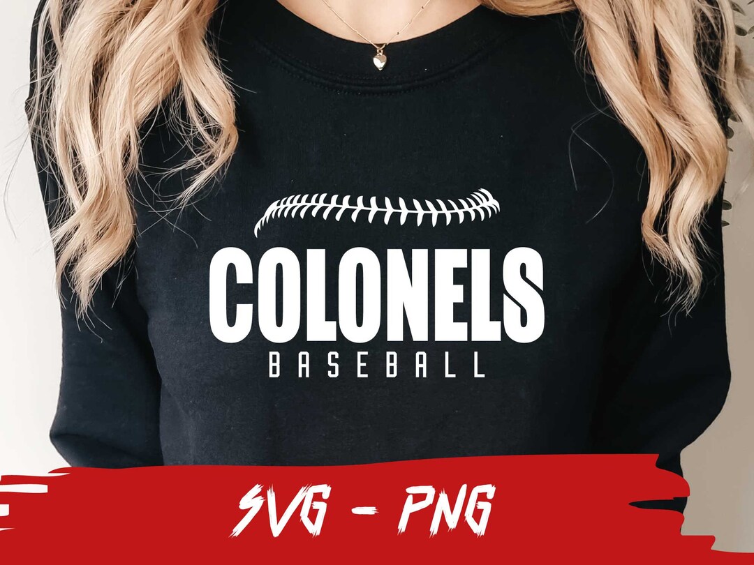 Colonels Baseball, Colonels Svg, Halfball Shirt, School Team Svg ...