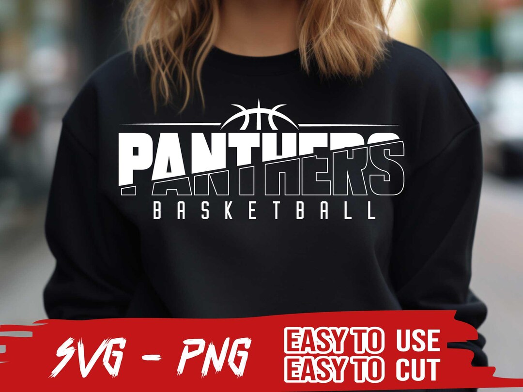 Panthers Basketball SVG and PNG File, Mascot Png File ,school Team Svg ...