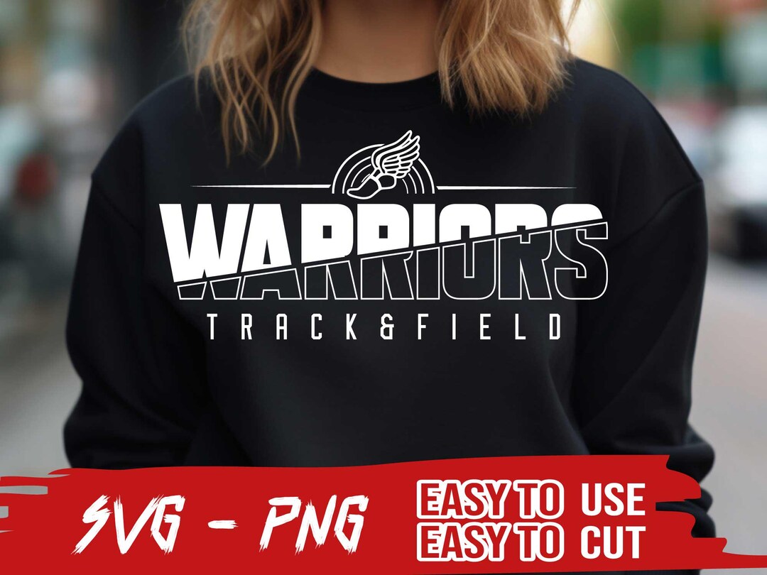 Warriors Track and Field SVG and PNG File, Mascot Png File, School Team ...