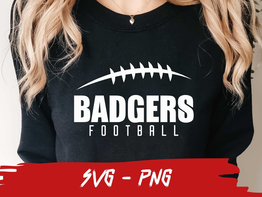 Badgers Football Svg, Badgers Png, Halfball Png, School Team Svg ...