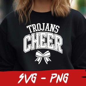 Trojans Cheer Design, SVG and PNG, School Team Design, Trojans ...