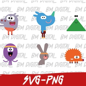 Hey Duggee Svg Bundle, 20 Characters Duggee Font ,layered ,cricut Svg ...