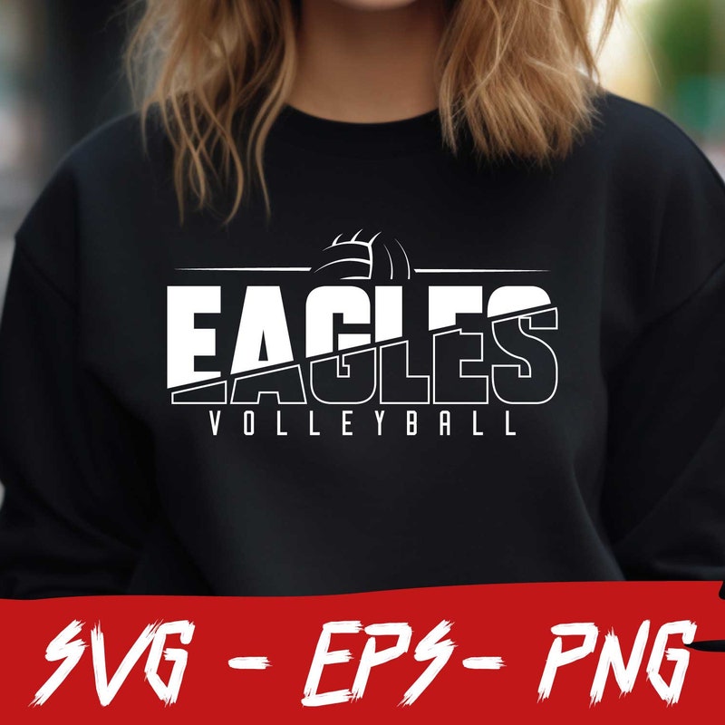Eagle Volleyball Logo - Etsy