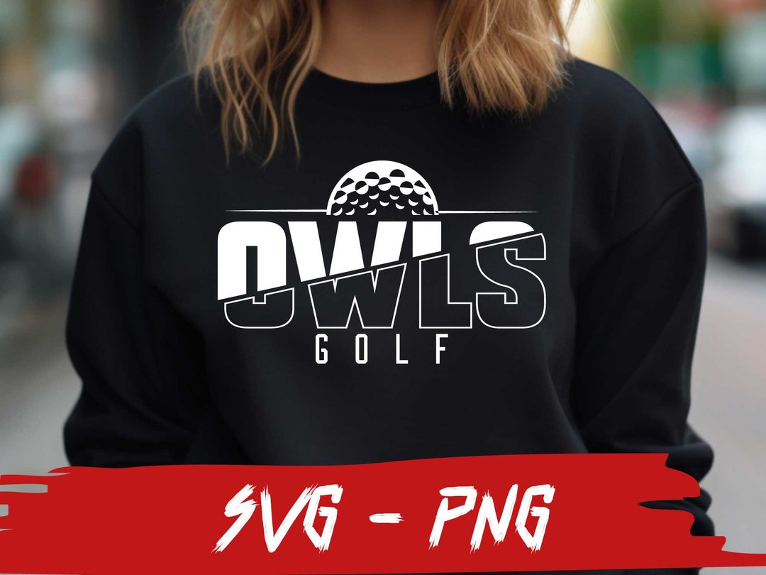 Owls Golf Shirt Design Svg and Png File, Golf Champions, School Team ...