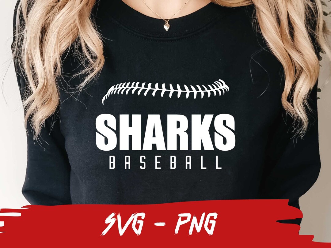 Sharks Baseball, Sharks Svg, Halfball Shirt, School Team Svg, College ...