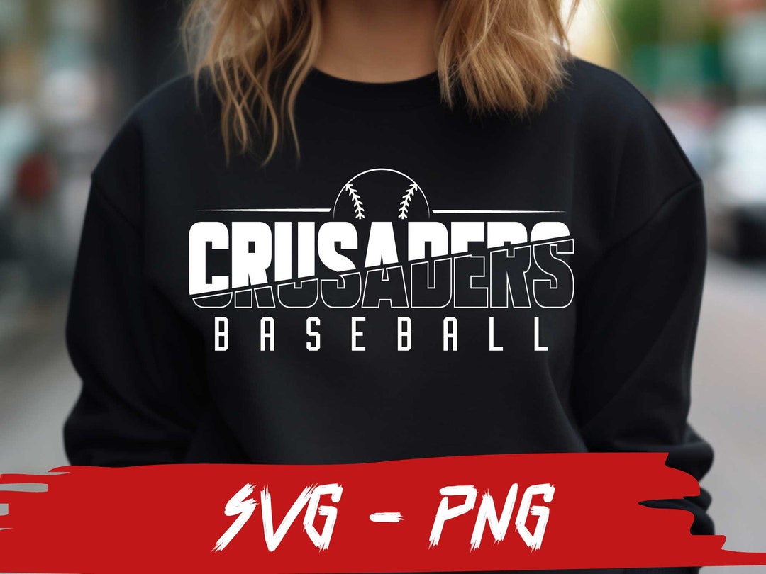 Crusaders Baseball SVG and PNG File, Mascot Png File ,school Team Svg ...
