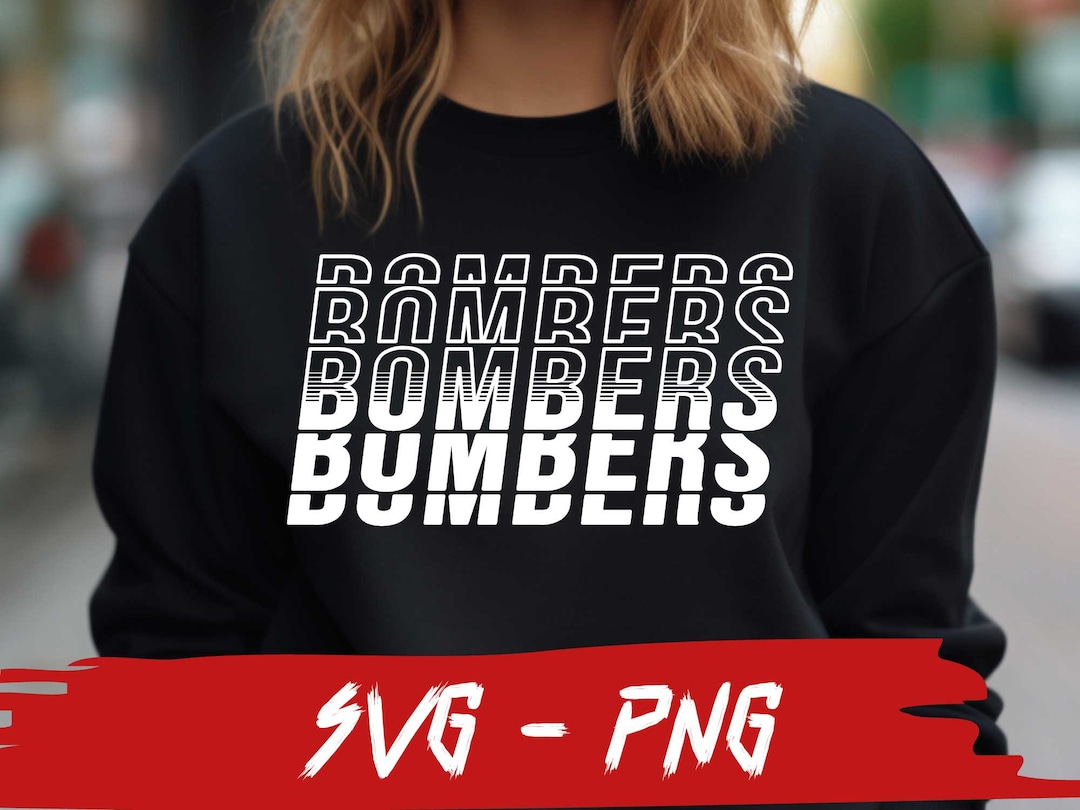 Bombers Mirror Shirt, Svg and Png File, School Team Svg, , Mascot Svg ...