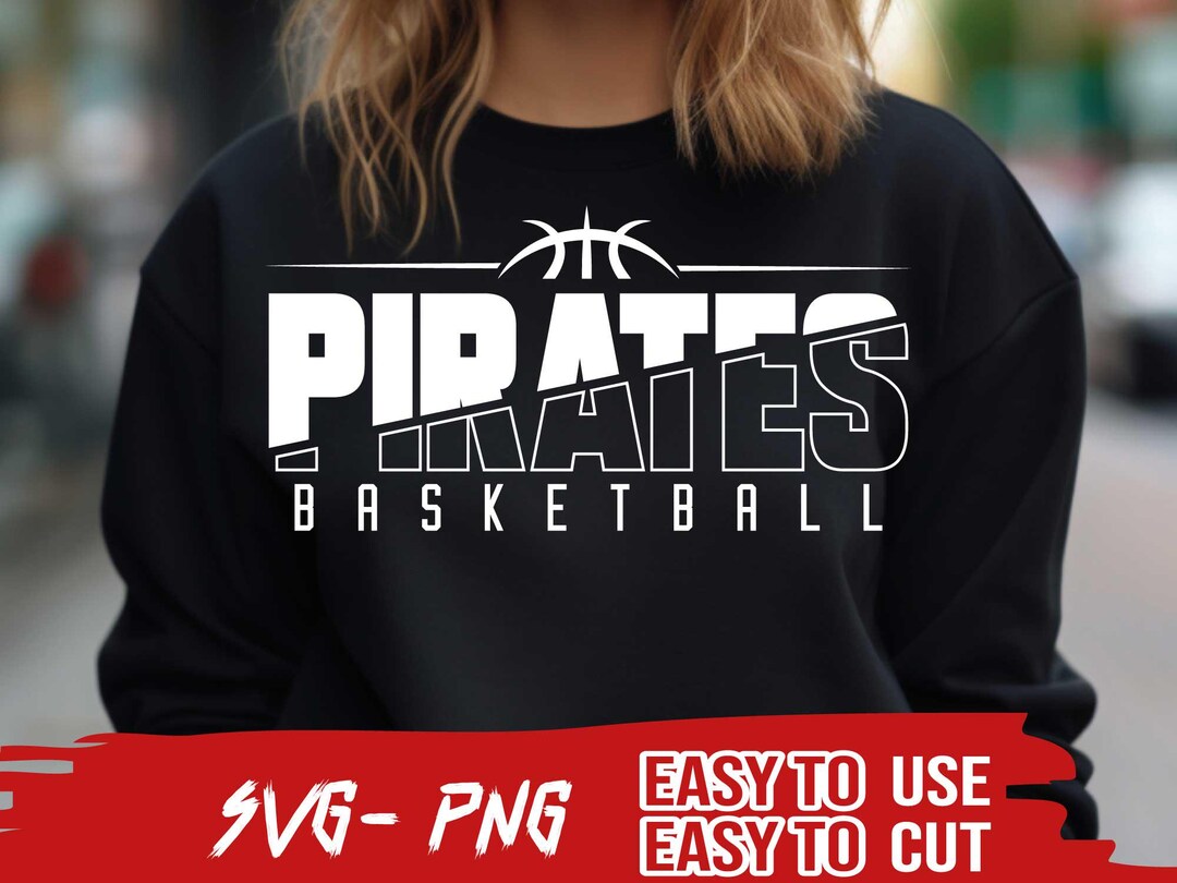 Pirates Basketball SVG and PNG File, Mascot Png File ,school Team Svg ...