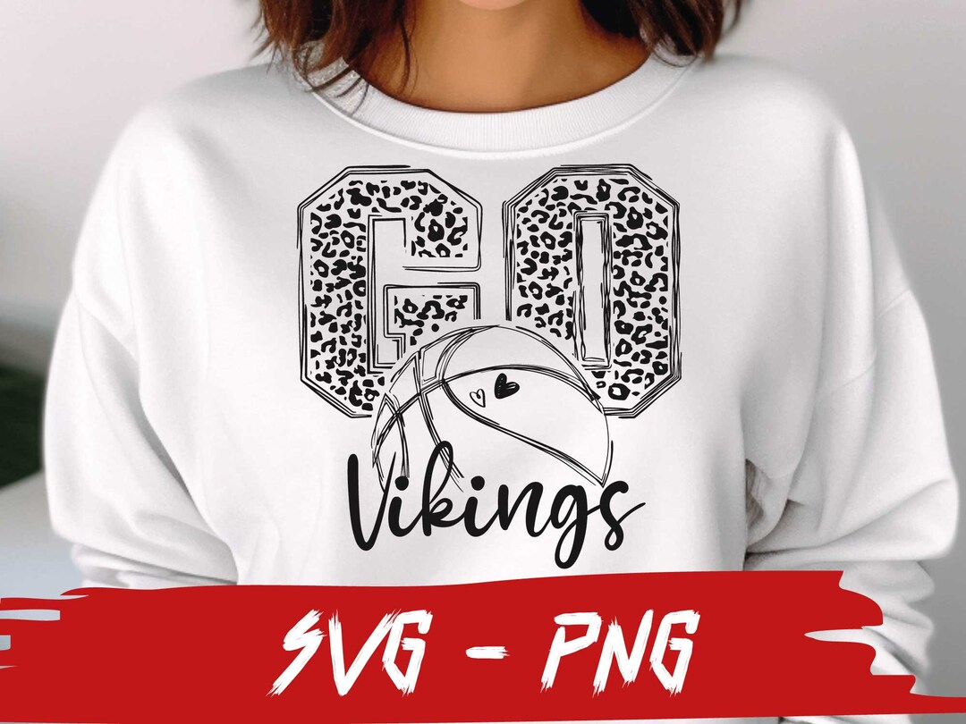 Vikings Basketball Svg, Go Vikings Png File, Vikings Shirt Design ...