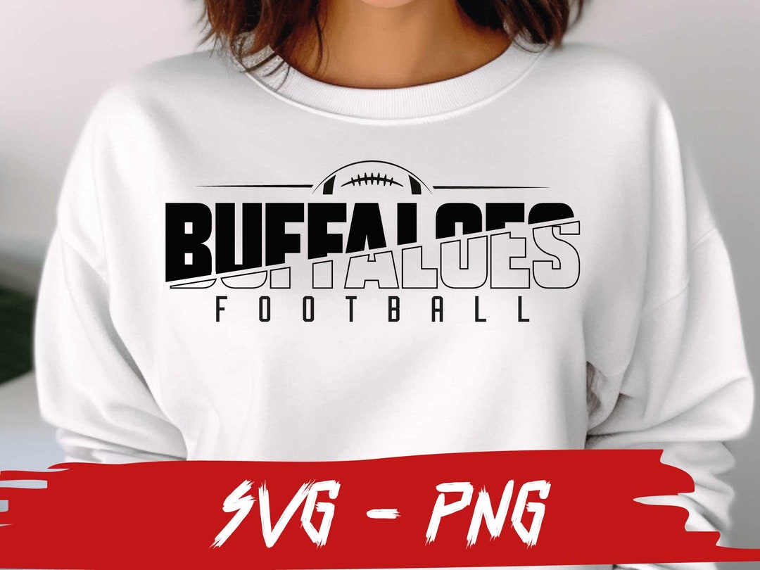 Buffaloes Football SVG and PNG File, Mascot Png File ,school Team Svg ...