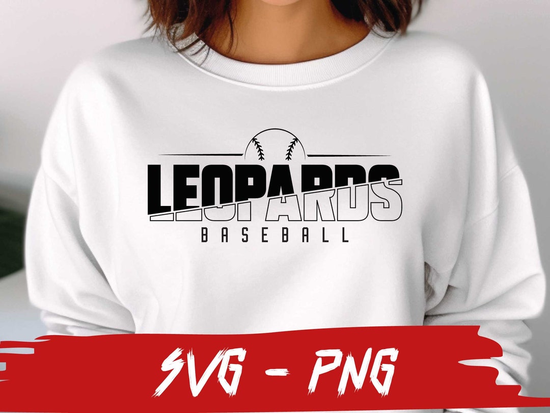 Leopards Baseball SVG and PNG File, Mascot Png File, School Team Svg ...