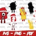 Numberblocks Svg Bundle, Birthday Cartoon Png-svg, Layered Number ...