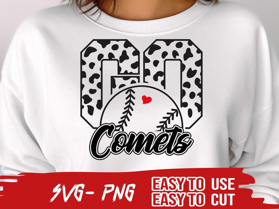 Go Comets Baseball, Comets Softball, Leopard Design Shirt, Go Baseball ...