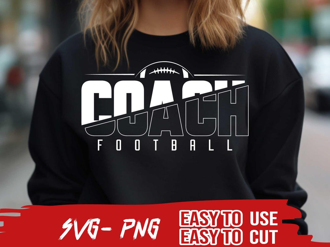 Football Coach SVG and PNG, Coach Appreciation Gift, School Football ...