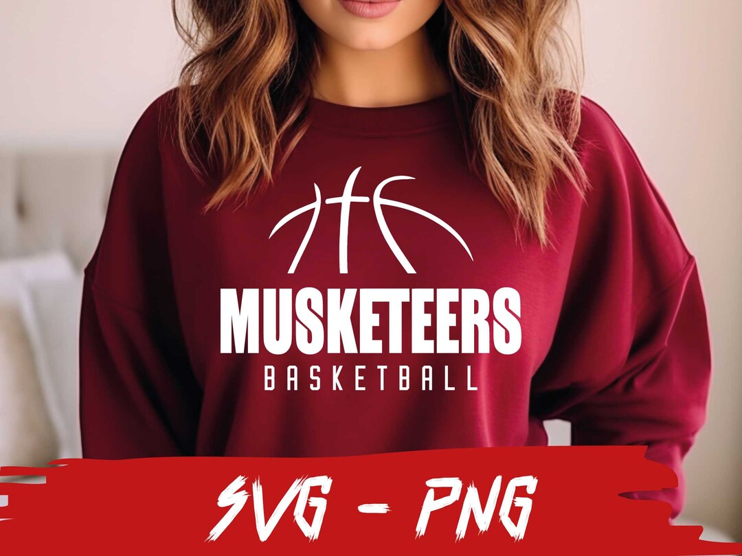 Musketeers Basketball, Musketeers Basketball Team, Halfball Shirt Svg ...