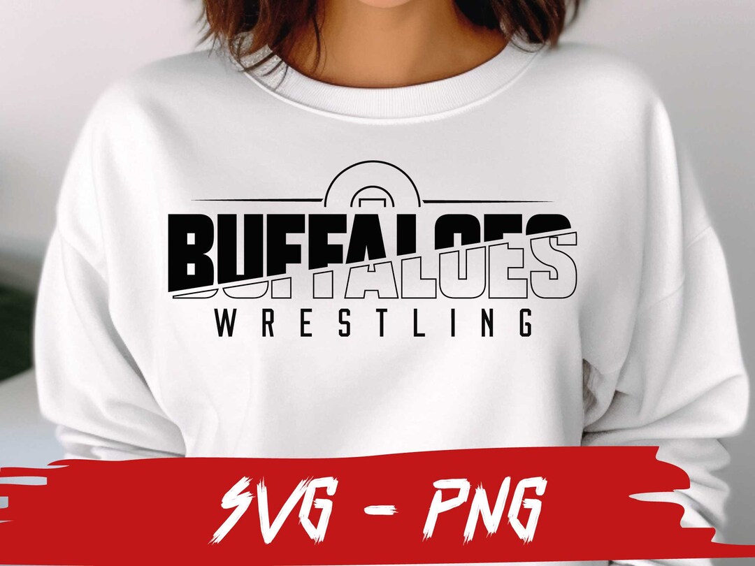 Buffaloes Wrestling SVG and PNG File, Mascot Png File ,school Team Svg ...