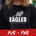 Eagles Track and Field SVG and PNG File, Mascot Png File, School Team ...