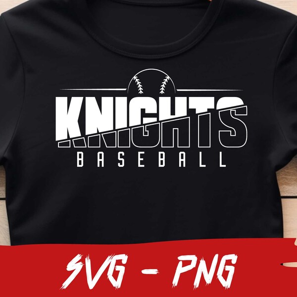 Knights Baseball Svg Etsy