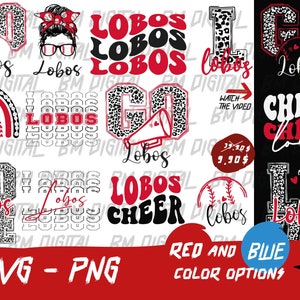 Lobos Baseball Svg, Lobos Bundle, School Team, College Team, Mascot Svg ...