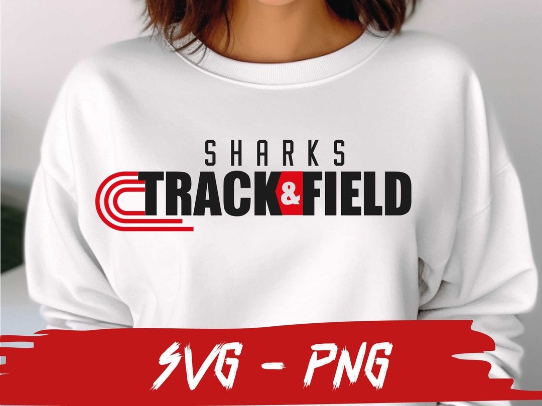 Sharks Track and Field Team, SVG and PNG File, Mascot Png File, Sharks ...
