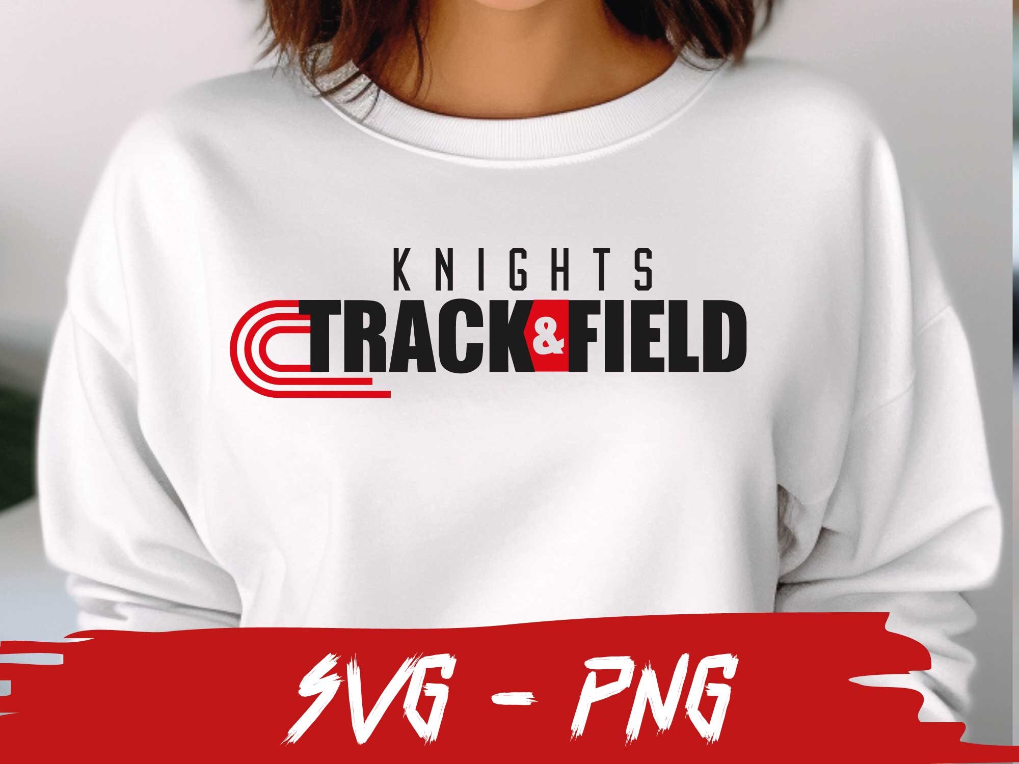 Knights Track and Field Team, SVG and PNG File, Mascot Png File ...