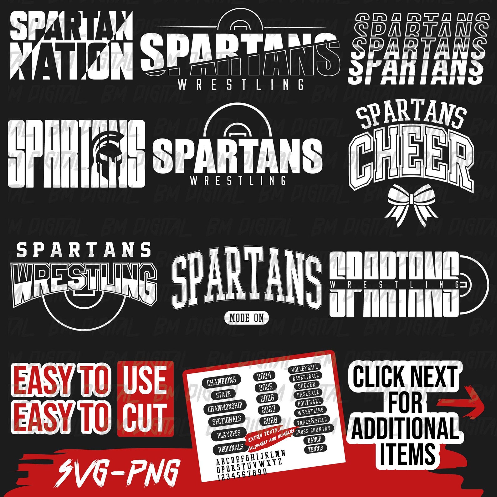 Spartans Wrestling Bundle, SVG and PNG File , School Team Svg, Spartans ...