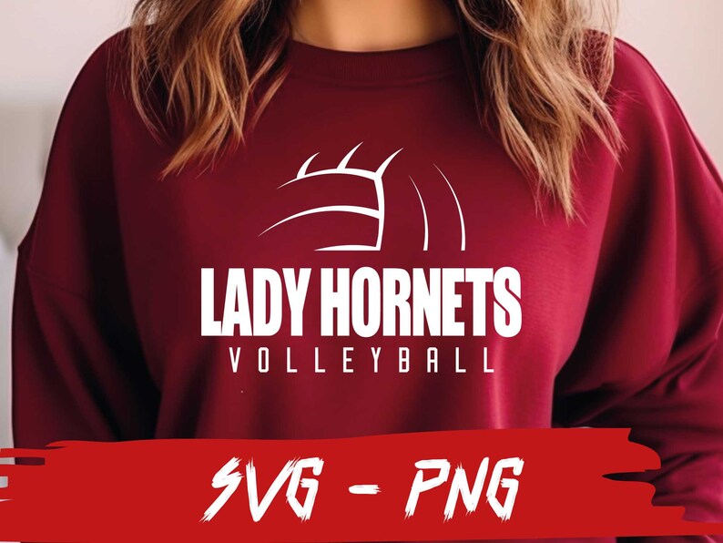 Lady Hornets Volleyball, Lady Hornets Svg, Halfball Shirt, School Team ...