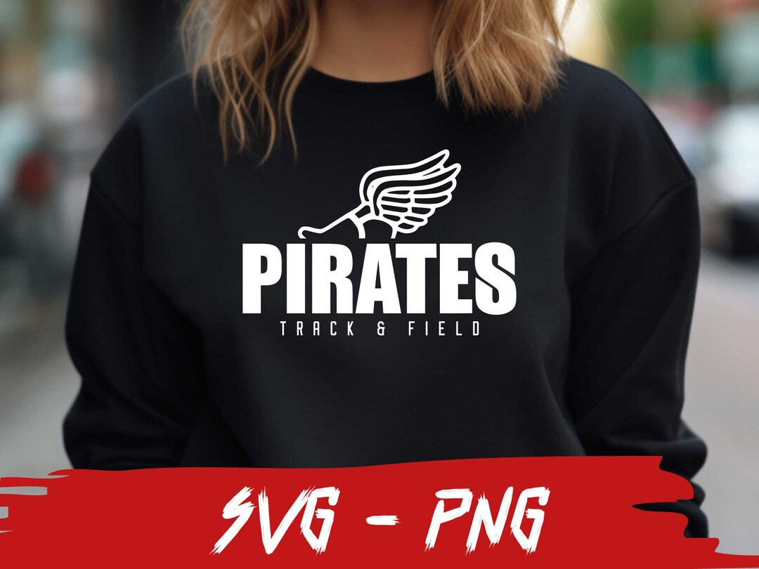 Pirates Track and Field SVG and PNG File, Mascot Png File, School Team ...