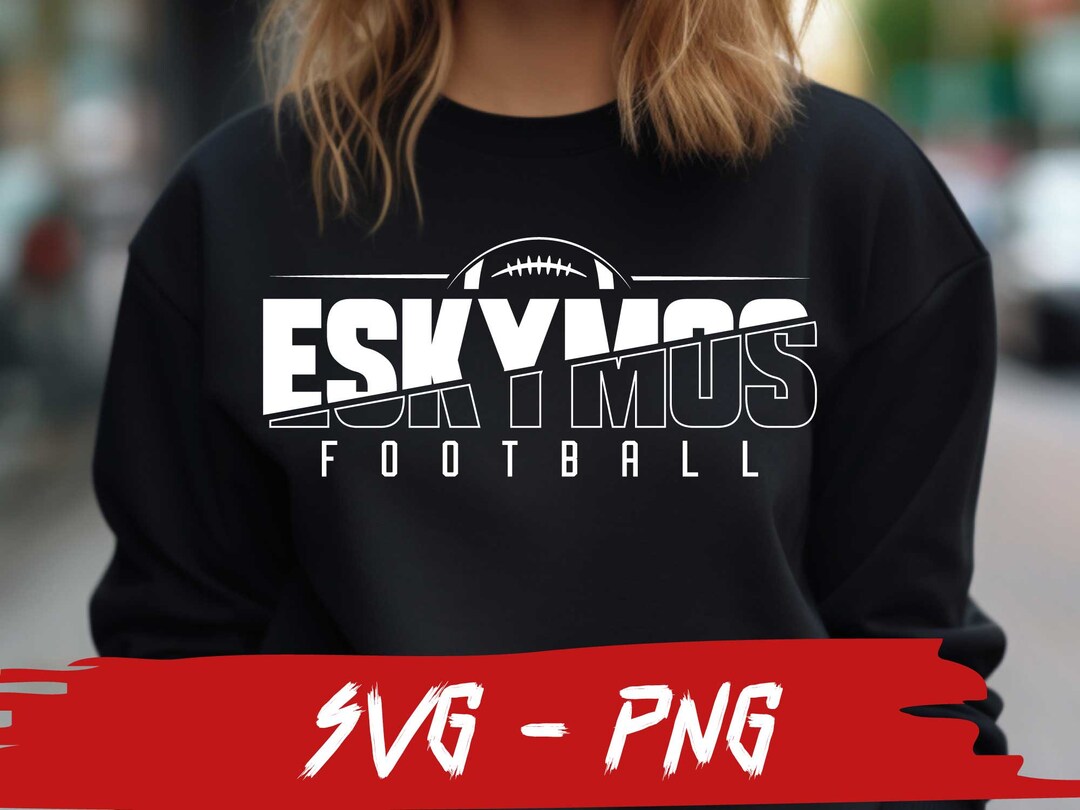 Eskymos Football SVG and PNG File, Mascot Png File ,school Team Svg ...