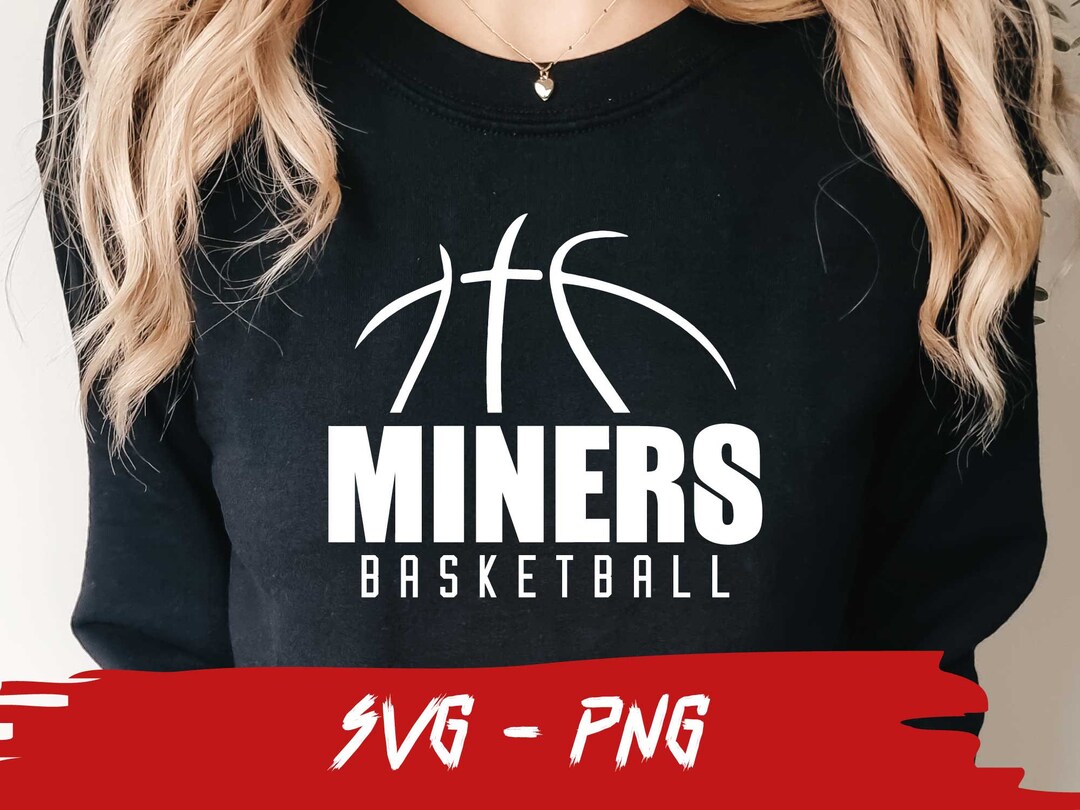 Miners Basketball, Miners Svg, Halfball Shirt, School Team Svg, College ...