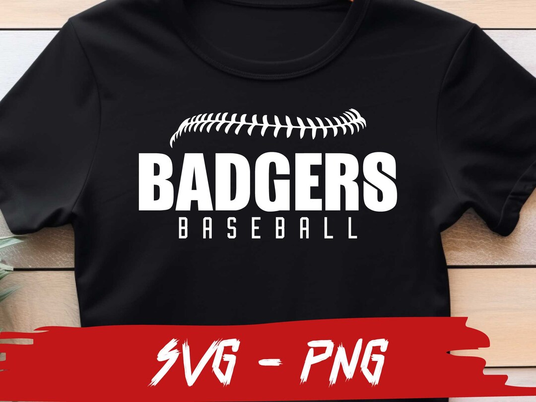Badgers Baseball Svg, Badgers Png, Halfball Png, School Team Svg ...
