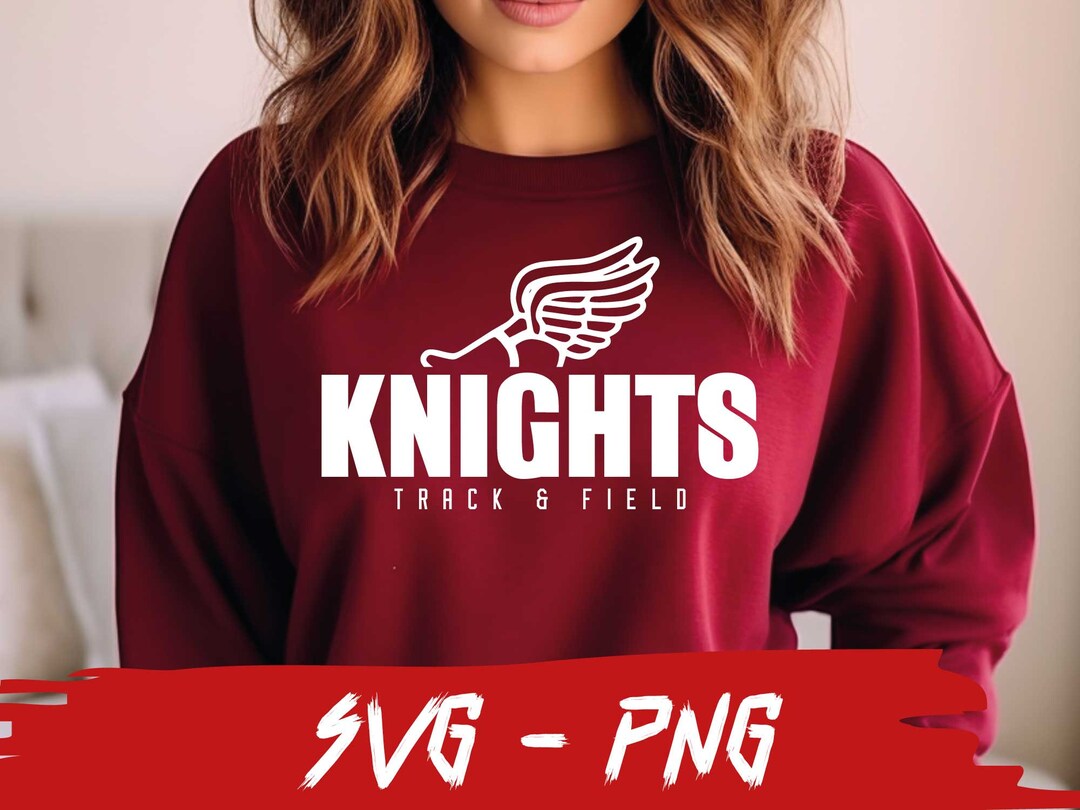 Knights Track and Field SVG and PNG File, Mascot Png File, School Team ...