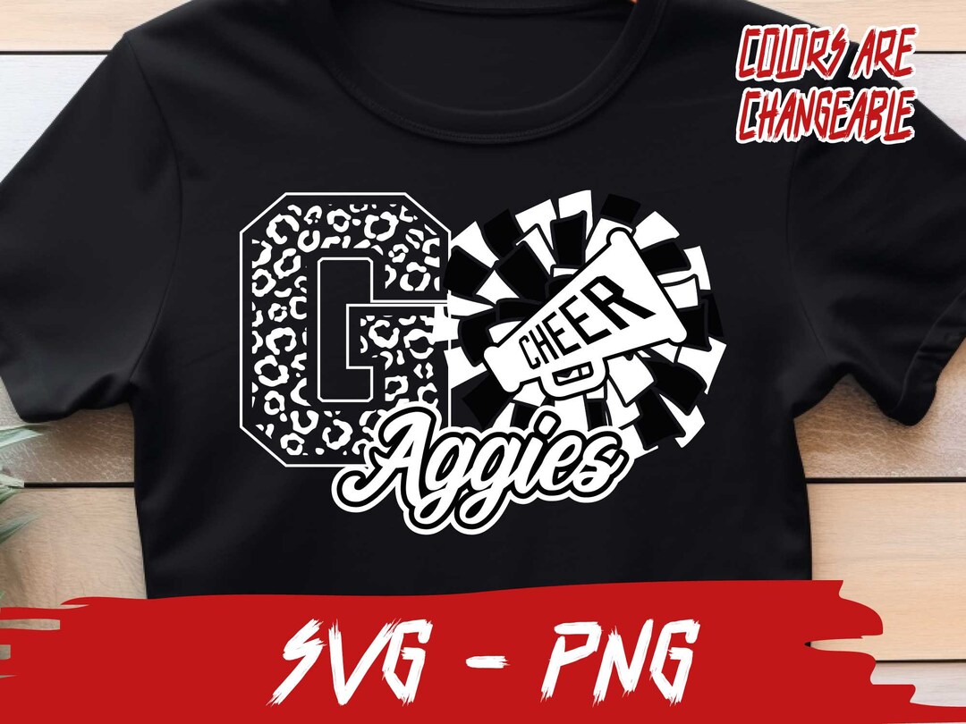 Aggies Cheer Svg, Cheer Png, Aggies Cheerleader, School Team Svg ...