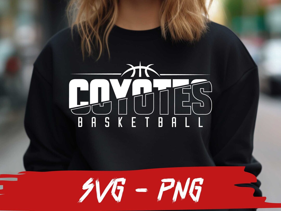 Coyotes Basketball SVG and PNG File, Mascot Png File ,school Team Svg ...