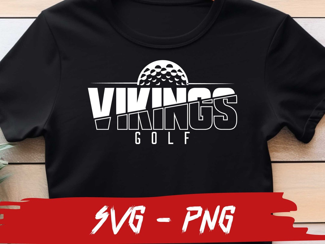 Vikings Golf Shirt Design Svg and Png File, Golf Champions, School Team ...