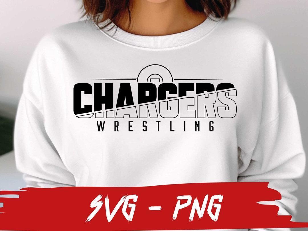 Chargers Wrestling SVG and PNG File, Mascot Png File ,school Team Svg ...