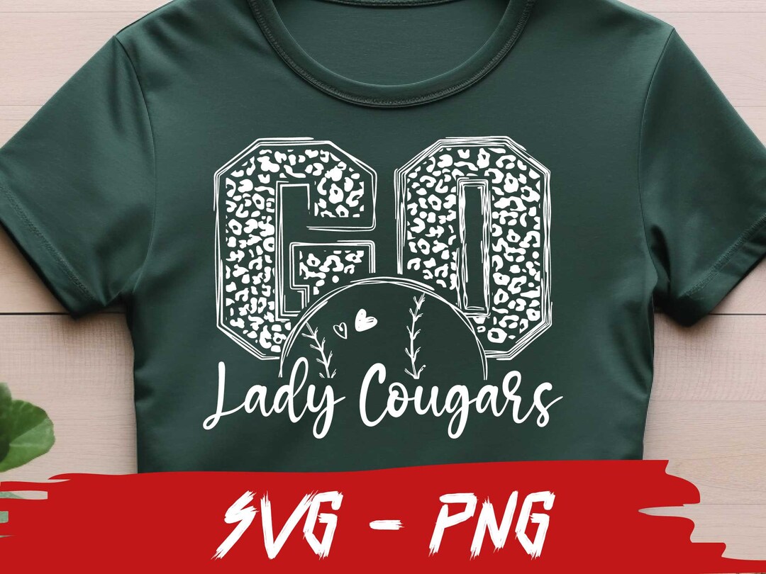 Lady Cougars Softball Svg, Go Lady Cougars, Lady Cougars Shirt, School ...