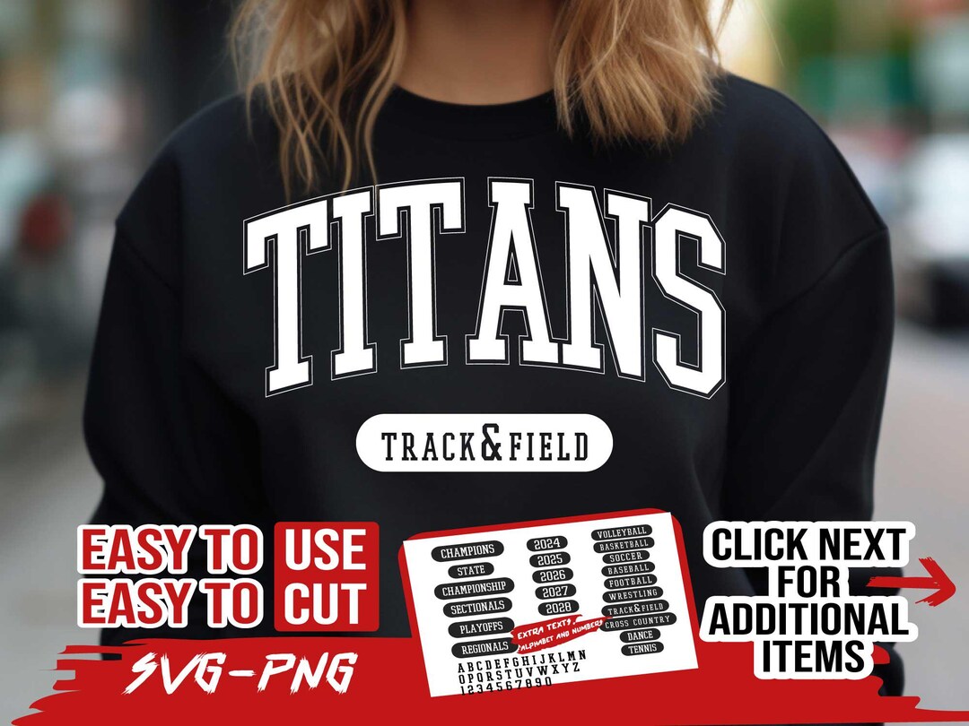 Titans Bundle +21 Svg and Png, Titans Track and Field Team, Titans ...