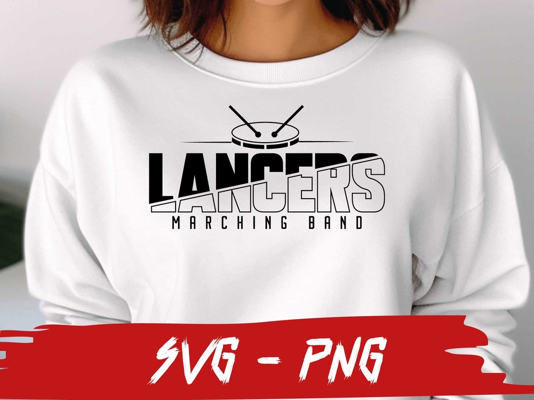 Lancers Marching Band Shirt Design Svg and Png, Lancers Band Svg ...