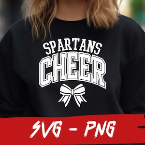 Spartans Cheer Design, SVG and PNG, School Team Design, Spartans ...