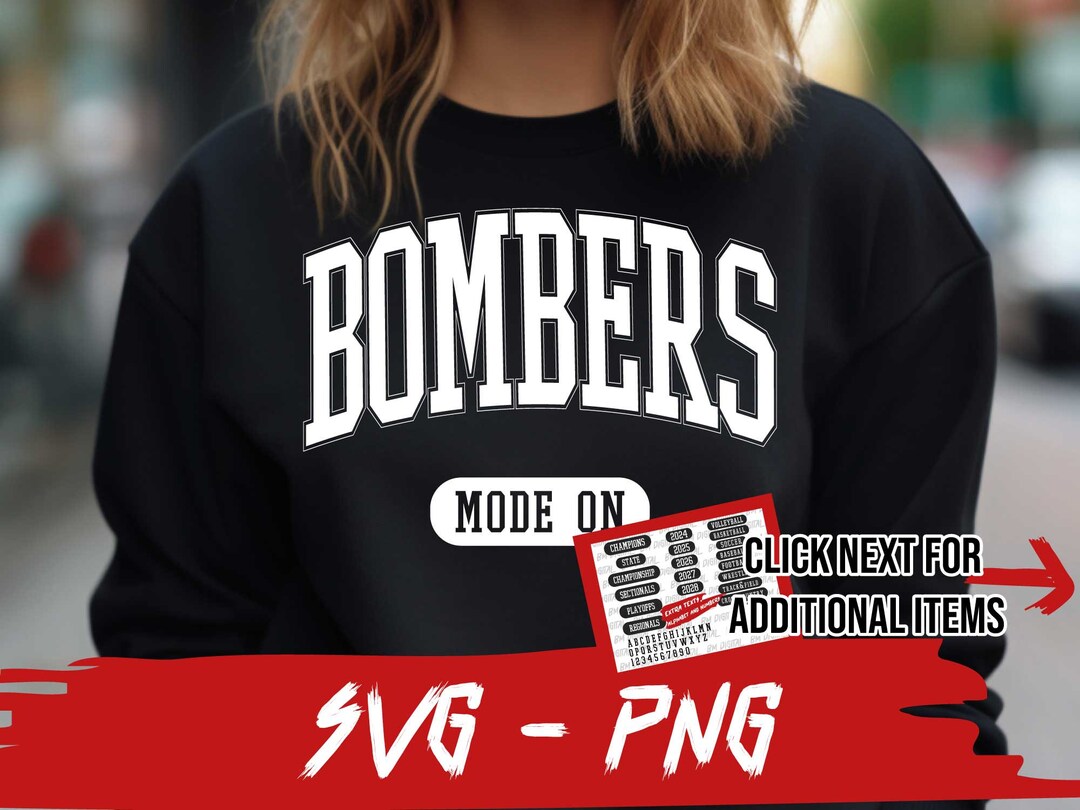 Bombers Bundle Svg and Png, +21 SVG and PNG File, Bombers Vintage ...