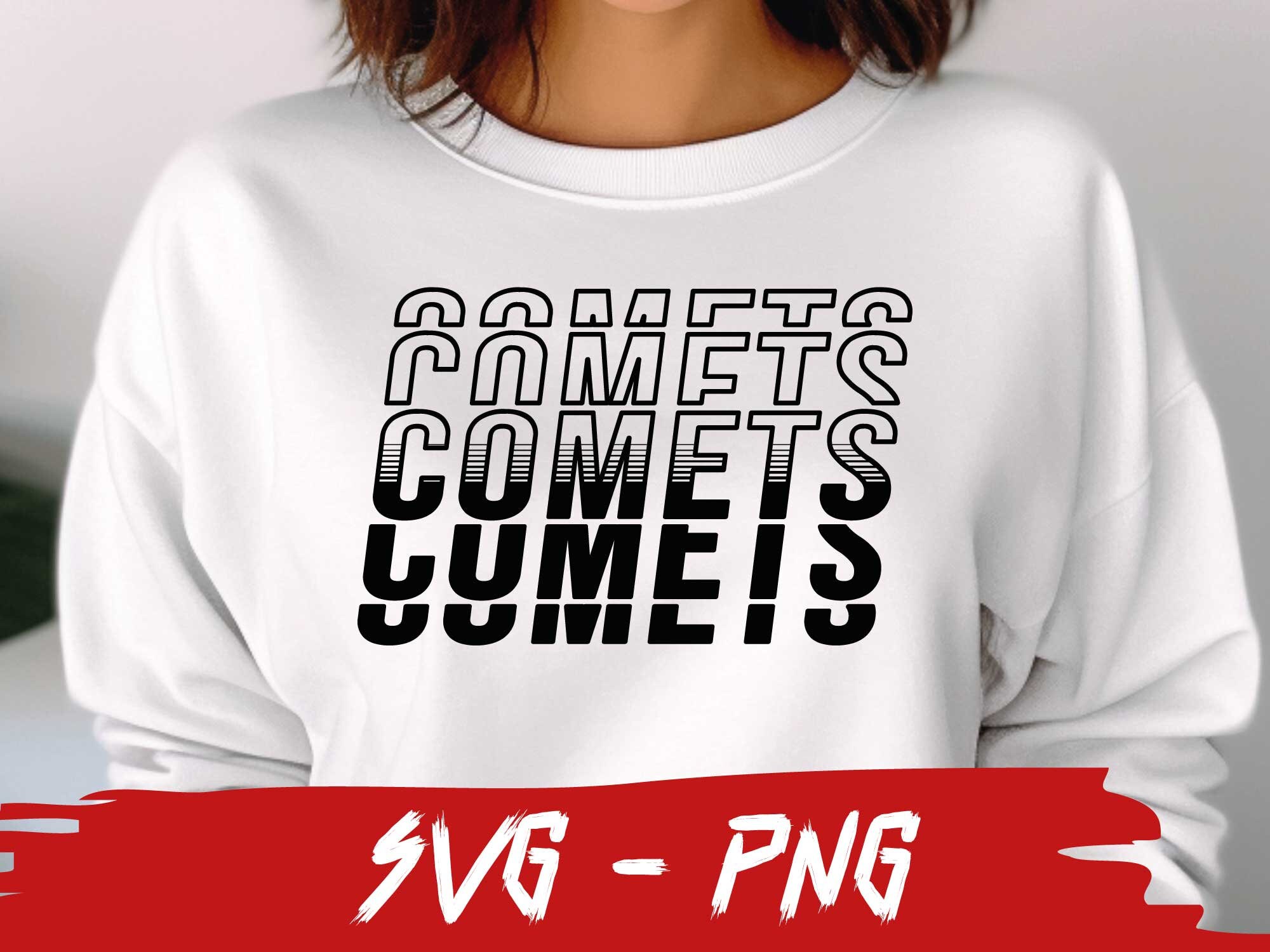 Comets Basketball Bundle, SVG and PNG File , School Team Svg, Comets ...